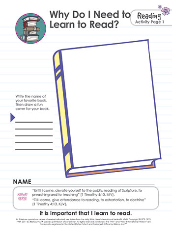 Prims Activity Page - Reading | Gospel Publishing House